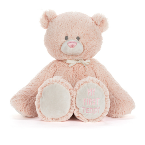 My First Teddy Pale Pink | Stuffed Animal