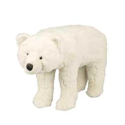 Polar Bear Footstool | White Bear | Polar | Ditz Designs