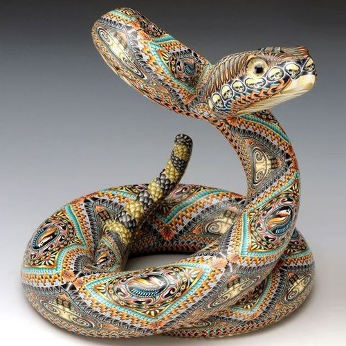 Rattlesnake Figurine | Fimo Creations Snake Jumbo