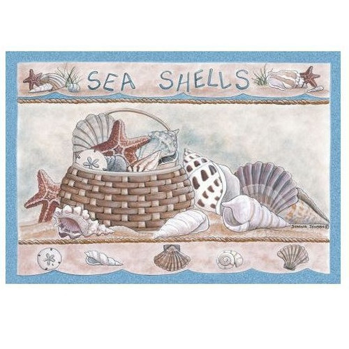 Seashell Area Rug | Furnishing | Decor | Seashell Gift
