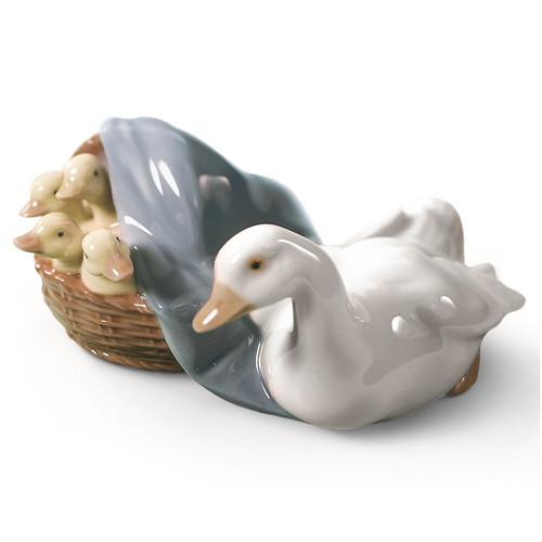 Ducklings Porcelain Sculpture | Lladro Ducklings Figurine