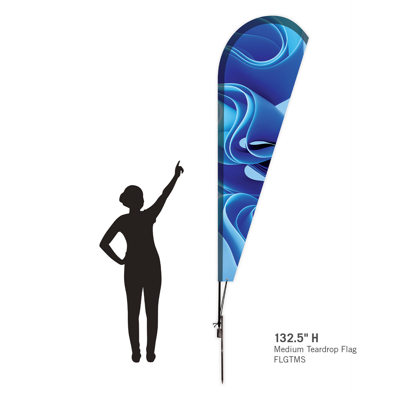 Advertising Flag - Teardrop