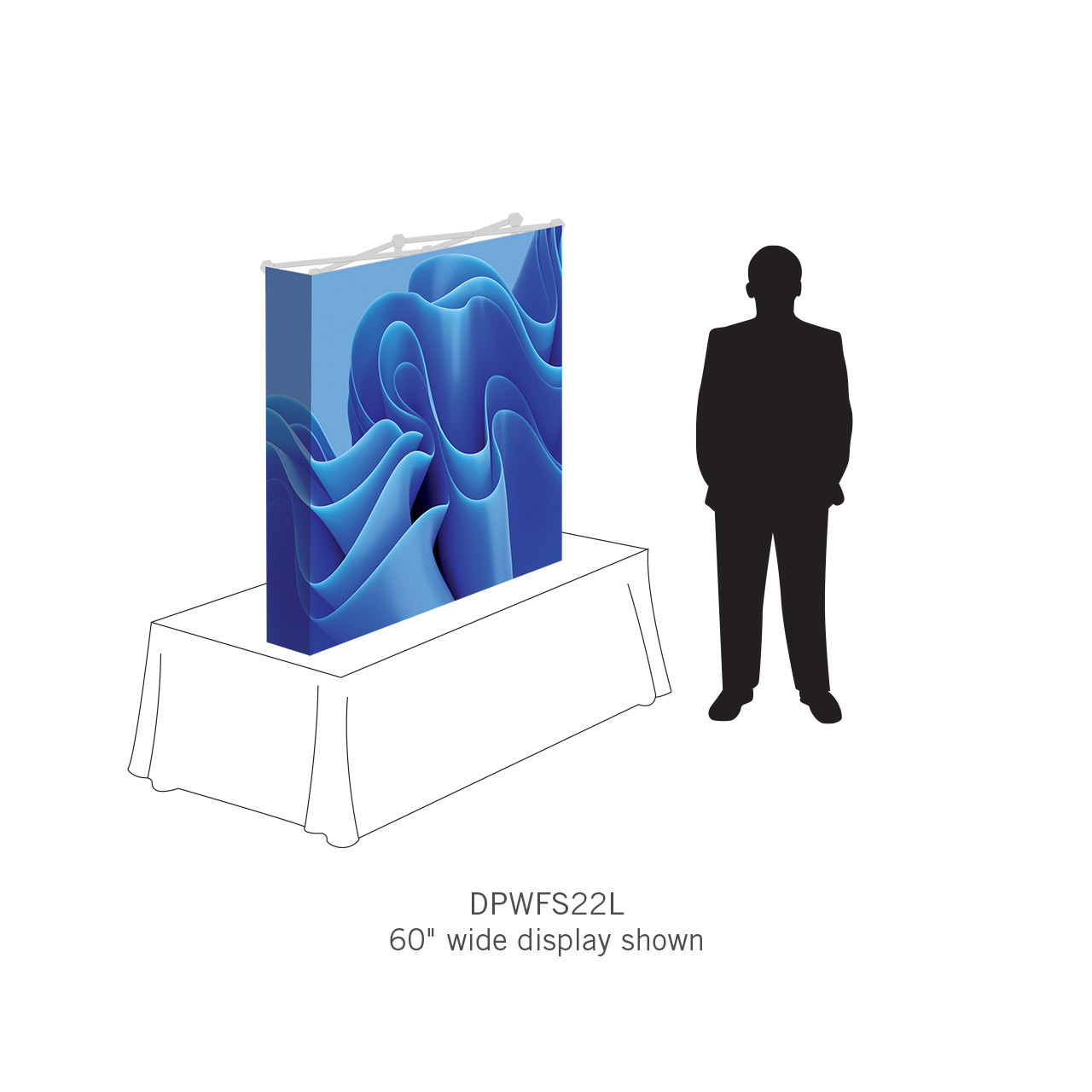 Tabletop Velcro Pop-Up Walls