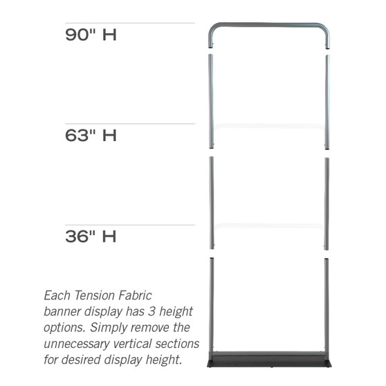 Tension Fabric Banner Stands