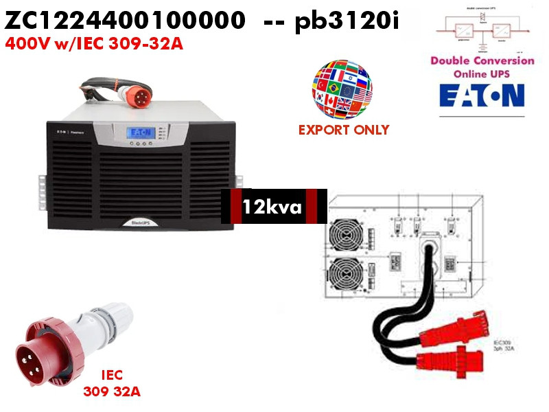 ZC1224400100000 - BladeUPS Free Air 12000va (3p/400v - International ...