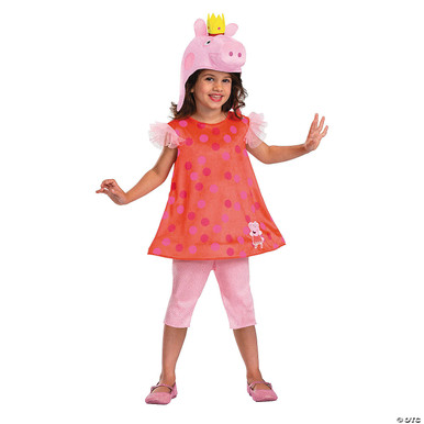 Peppa Pig™ Peppa Party Dress Costume- Toddler - FantasyCostumes.com