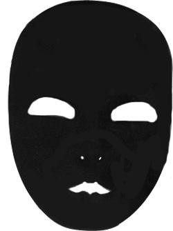 Black Full Face Mask | Free Shipping
