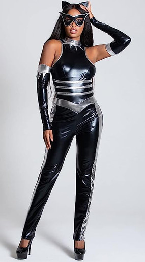 Black panther women costume store