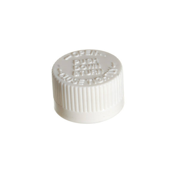 20-400 White Child Resistant Closure | Bulk Caps & Closures