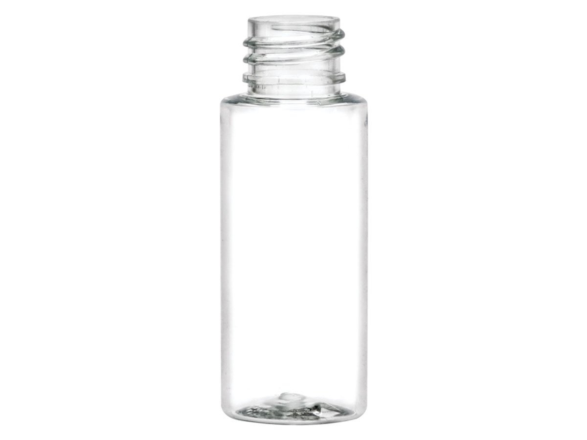1 oz Clear PET Cylinder Bottle