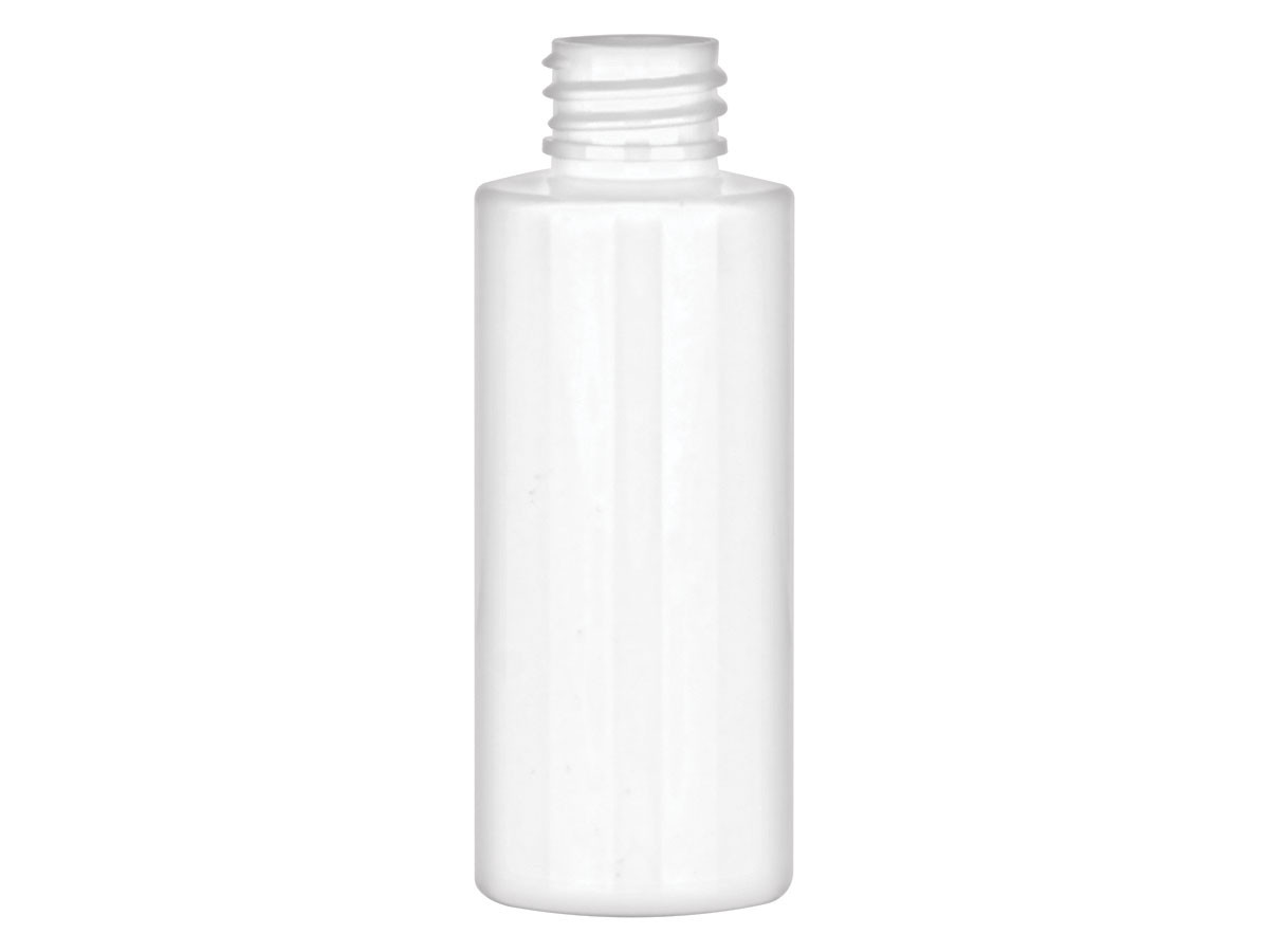 2 oz White PET Cylinder Bottle