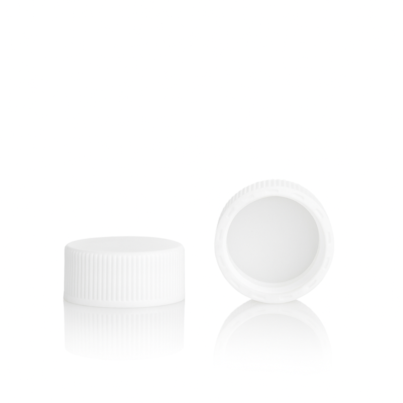 24-400 White Foam Lined Continuous Thread Closure