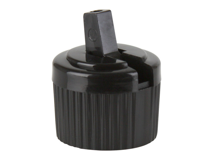 20-410 Black Polypropylene Turret Cap