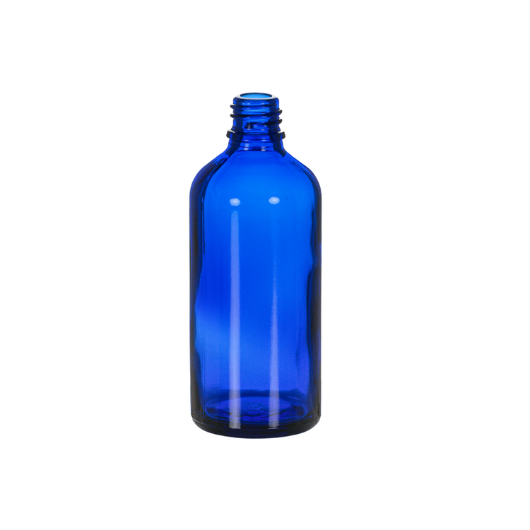 100 ml Cobalt Blue Euro Bottle
