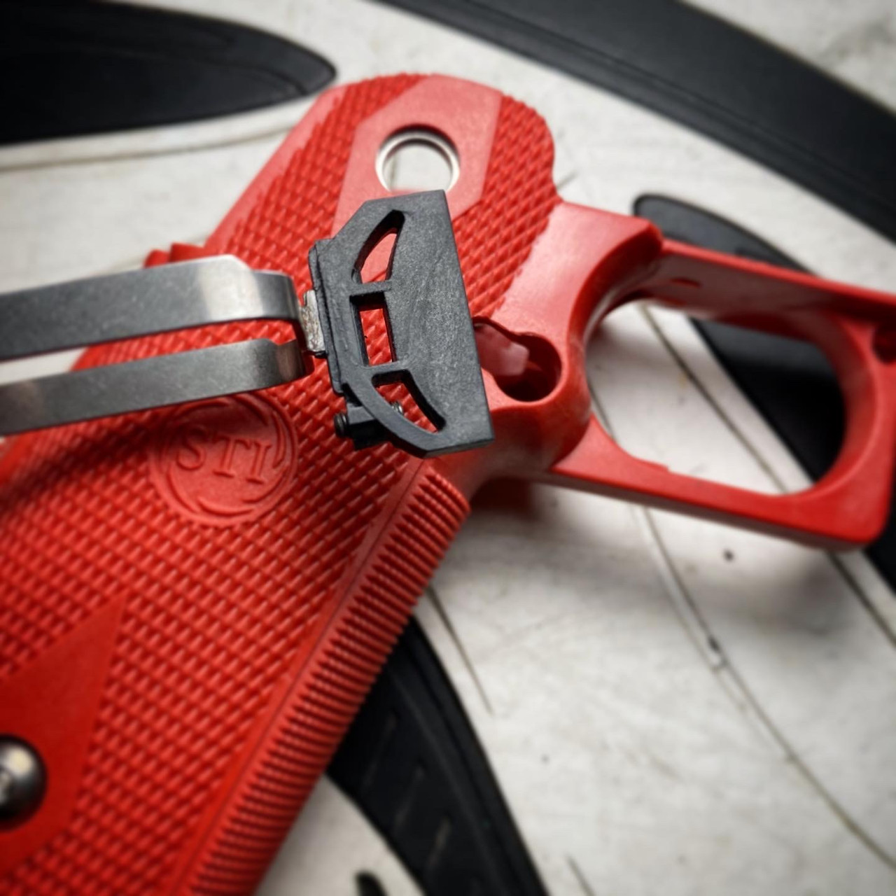 STI/Staccato Flat Trigger With Grip Fitting Service - Dark Side Precision