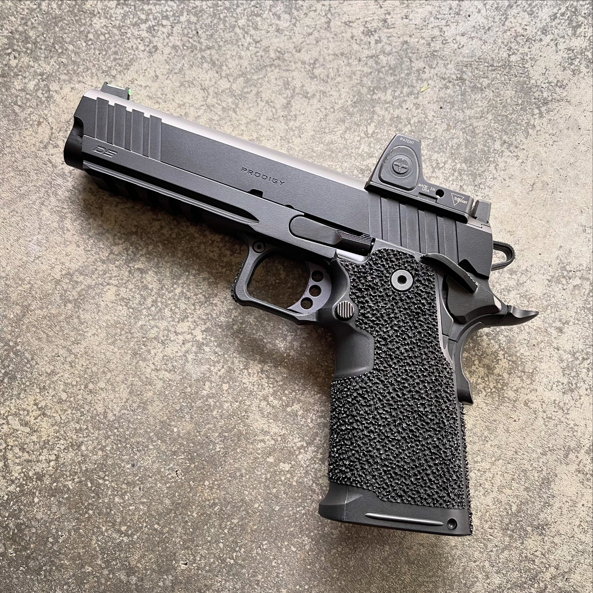 Ready to Ship Compact Springfield Prodigy Grips - Dark Side Precision