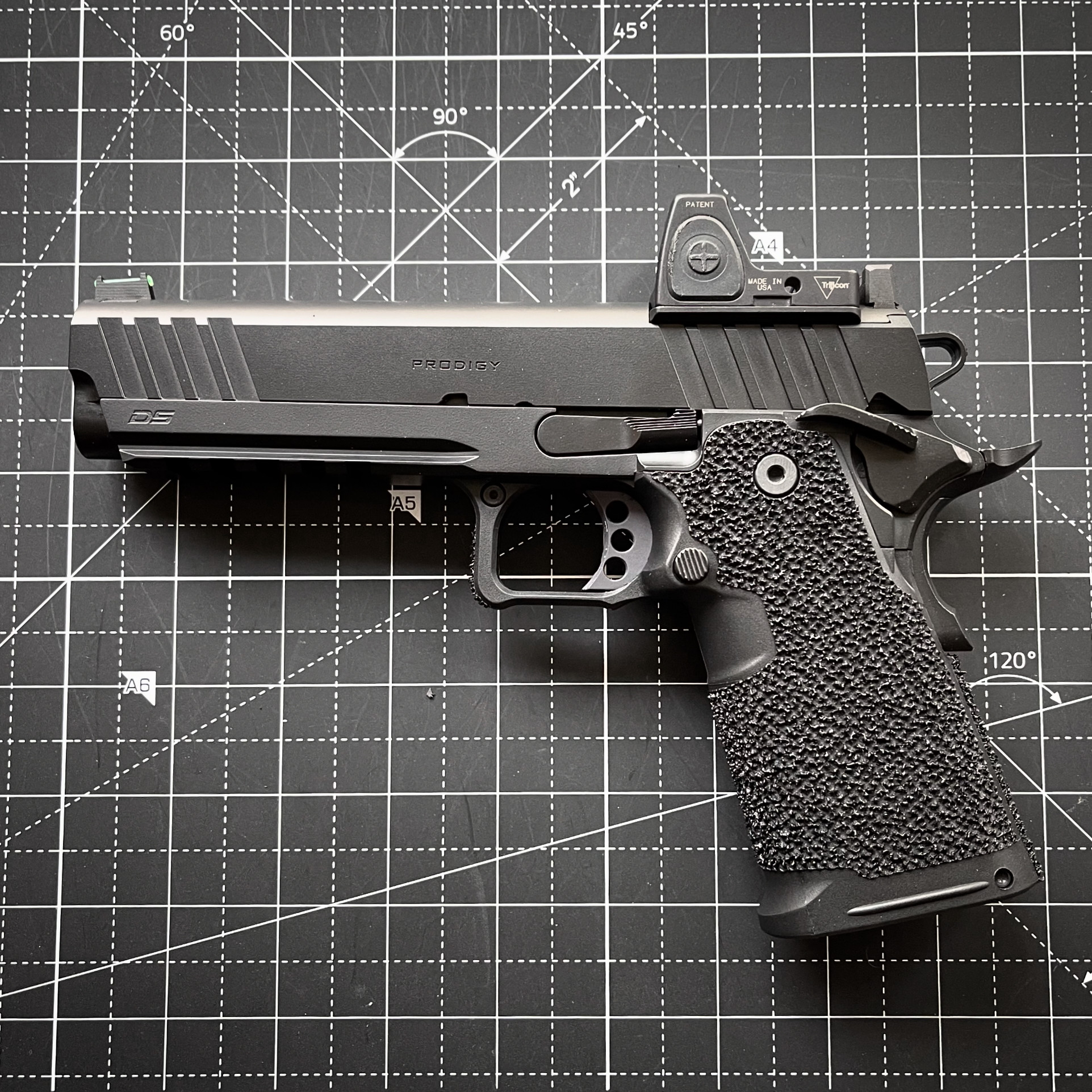Ready to Ship Compact Springfield Prodigy Grips - Dark Side Precision