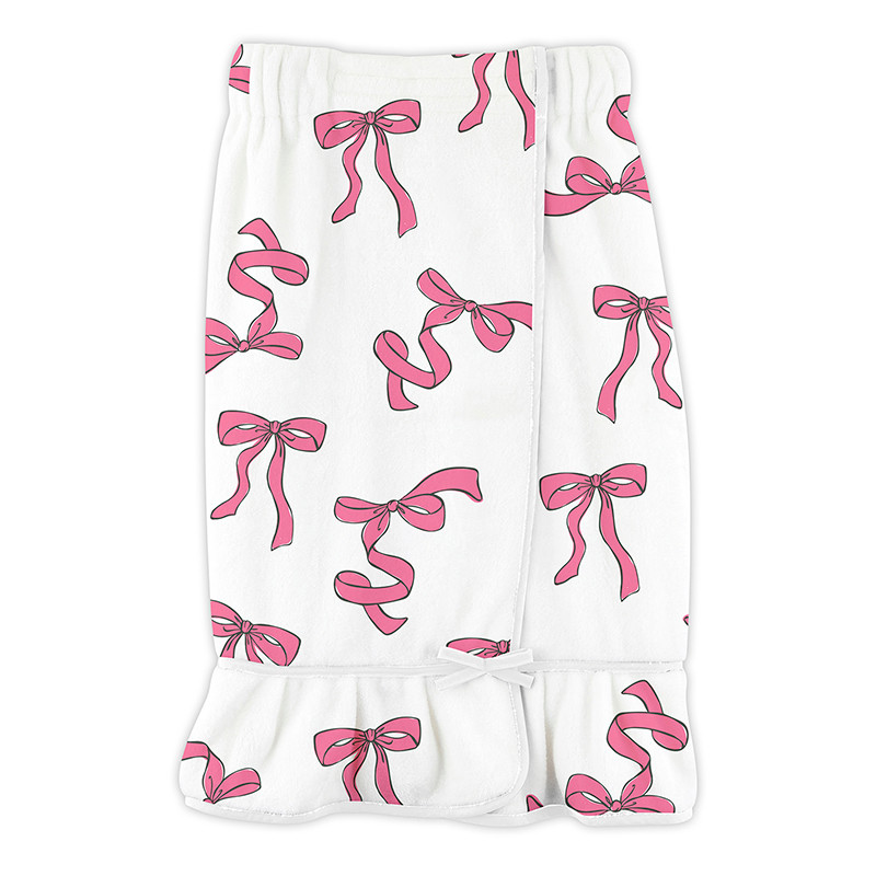Spa Wrap - Pink Bows - [Consumer]Bella Sleep + Spa