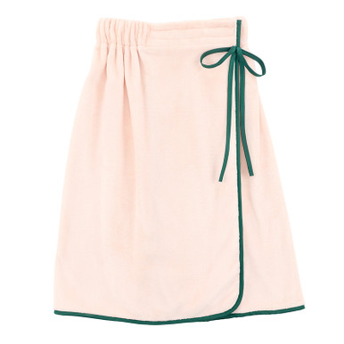 Spa Wrap - Light Pink + Green Droopy Bow - [Consumer]Bella Sleep + Spa
