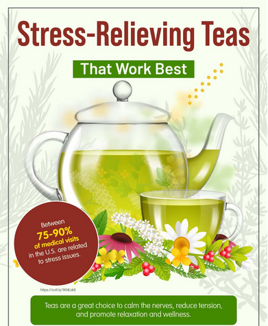 Stress-Relieving Teas that work best - Red Bud Coffee & Tea