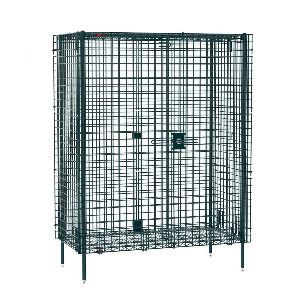 Metro SEC55K3 Metroseal 3 Stationary Wire Security Cabinet 50 1/2" x 27 ...