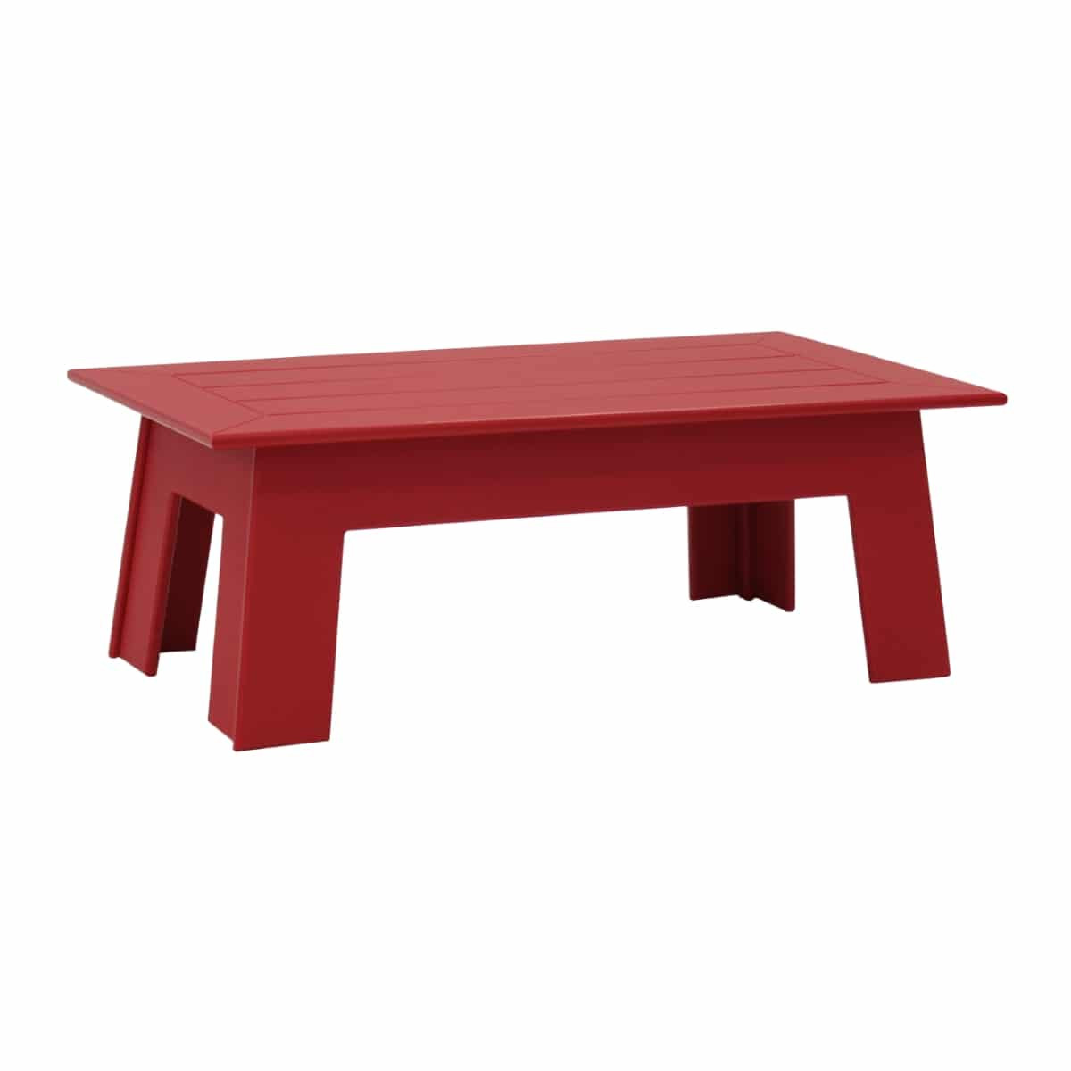 Bum - Lakeshore Red Rectangular Coffee Table - L-BS-BSMRC-RED