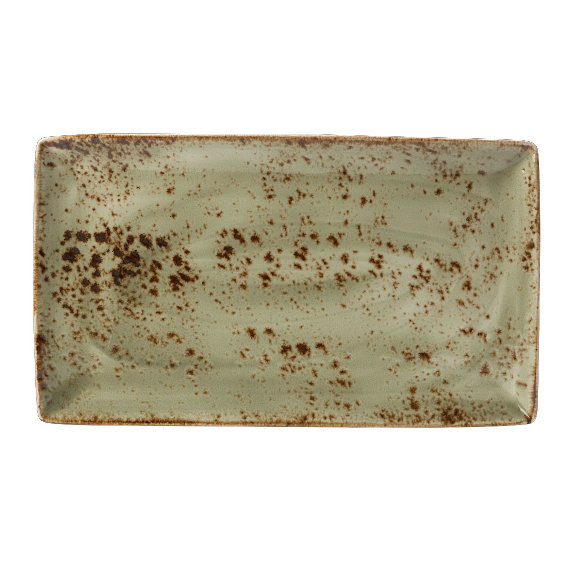 Steelite - 13 In X 7 1/2 In Craft Green Craft Tray Rectangle (6 Per ...