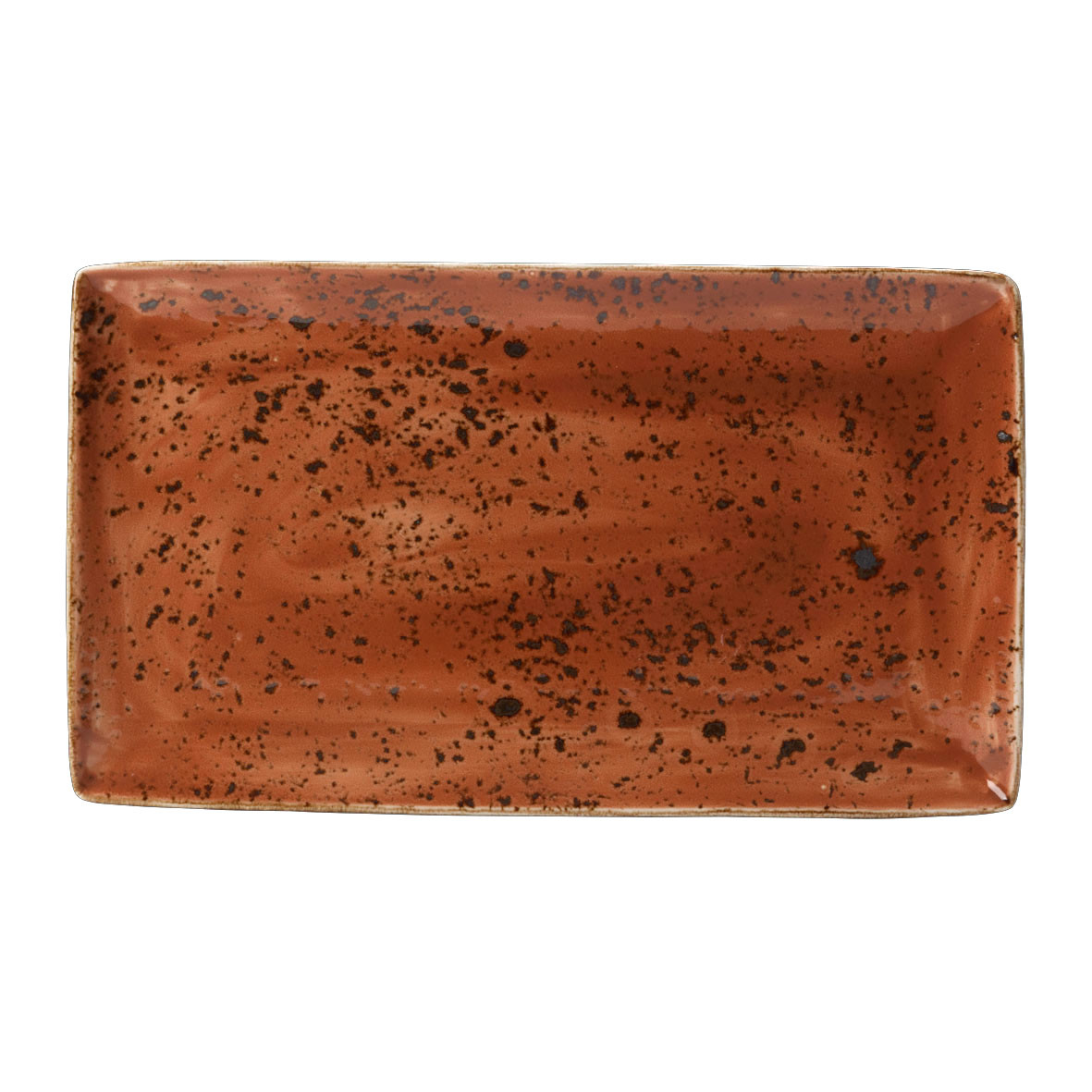 Steelite - 13 In X 7 1/2 In Craft Orange Craft Tray Rectangle (6 Per ...