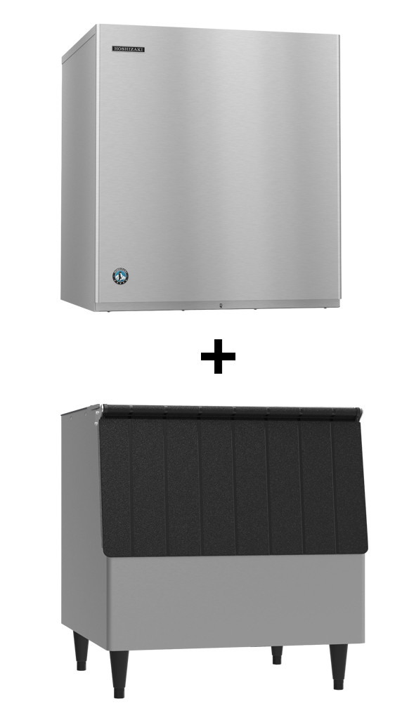 Hoshizaki - 904 lb 30" Remote Cooled Crescent Cube Ice Machine With 250 ...