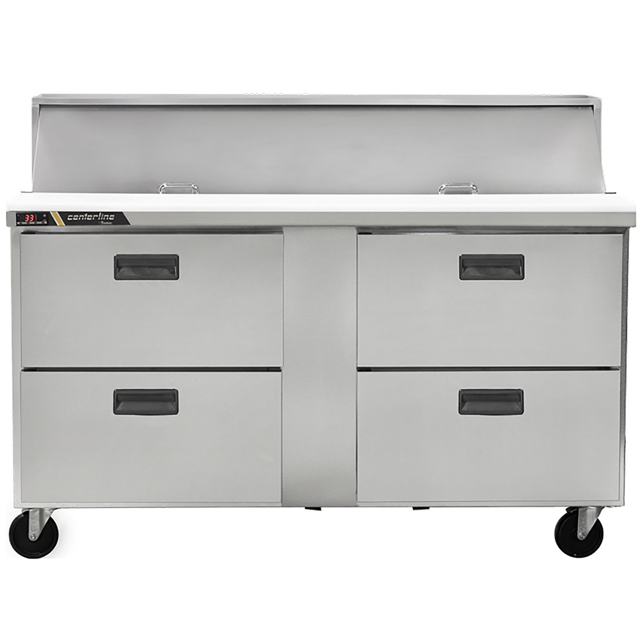 Centerline - Traulsen 60" Stainless Steel Sandwich Prep Table w/ 4 ...
