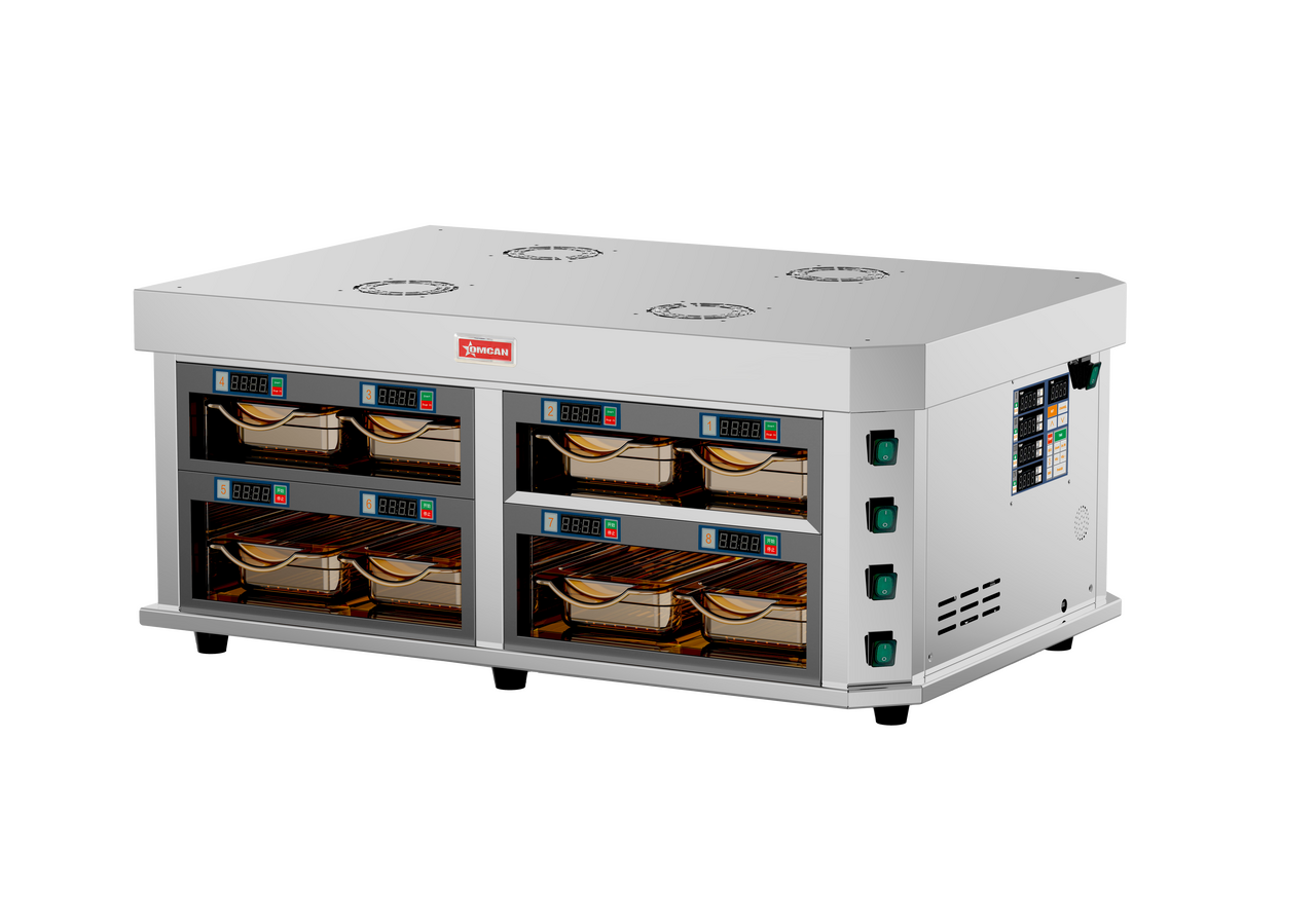 Omcan - 37" Countertop 4-Channel Food Warmer - 48173