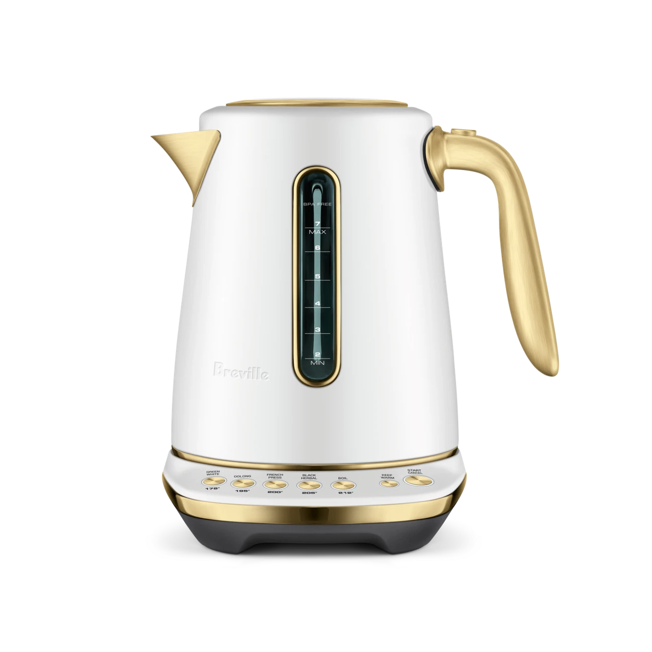 Breville - The Sea Salt & Brass Smart Kettle Luxe - BKE845SSB1BNA1