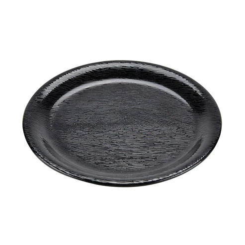 G.E.T - Etchedware 6.5" Textured Black Narrow Rim Plate (24 Per Case ...