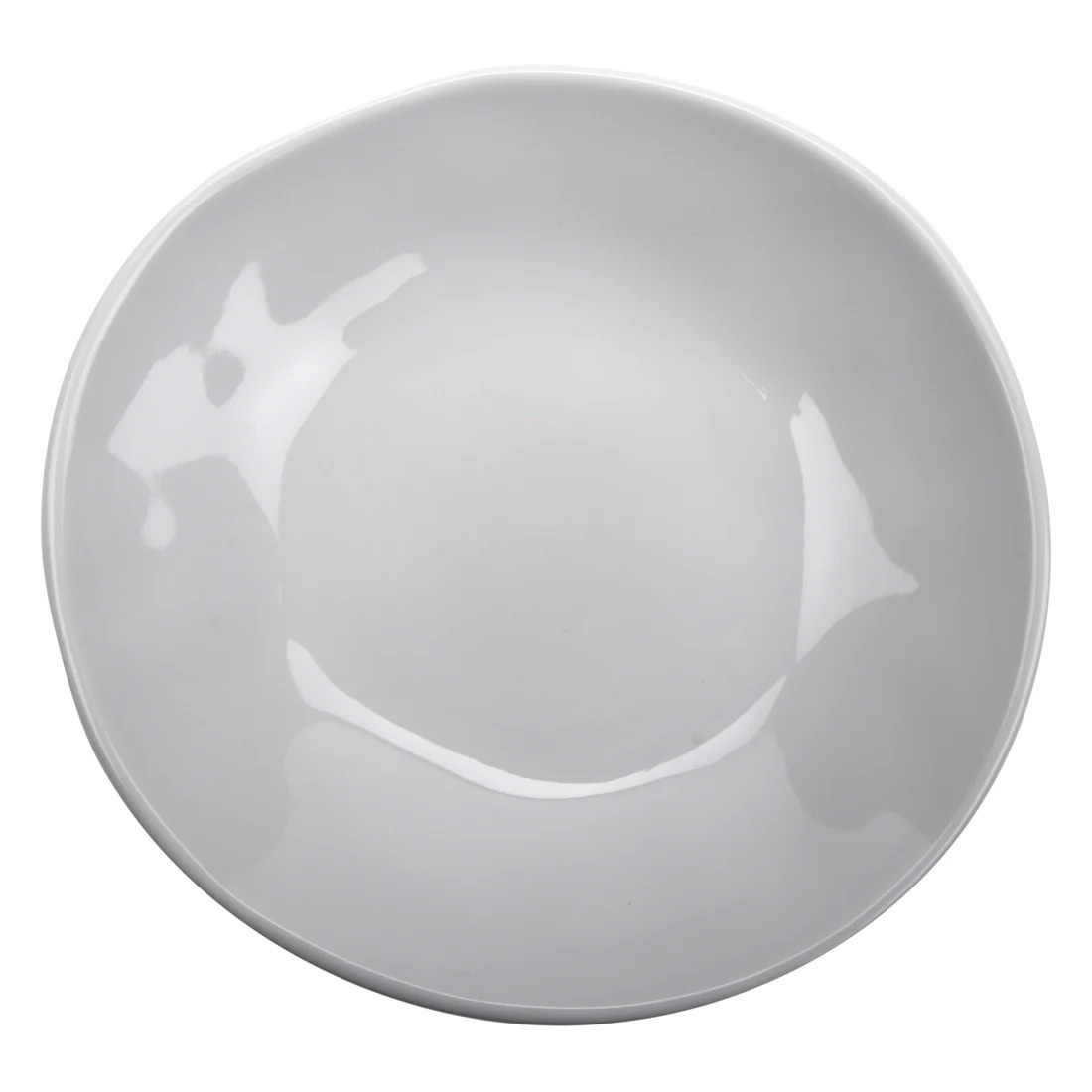 G.E.T - Arctic Mill 41.6 oz White Irregular Bowl (12 Per Case) - B-42-AM-W