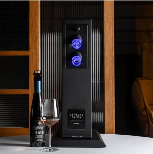 Bermar - Le Verre de Vin+ Portable Tower Wine & Champagne Preservation ...