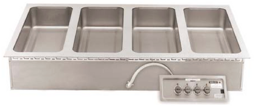 Wells - 4 Well Drop-In Food Warmer 208-240V/3Ph w/ Infinite Controls ...