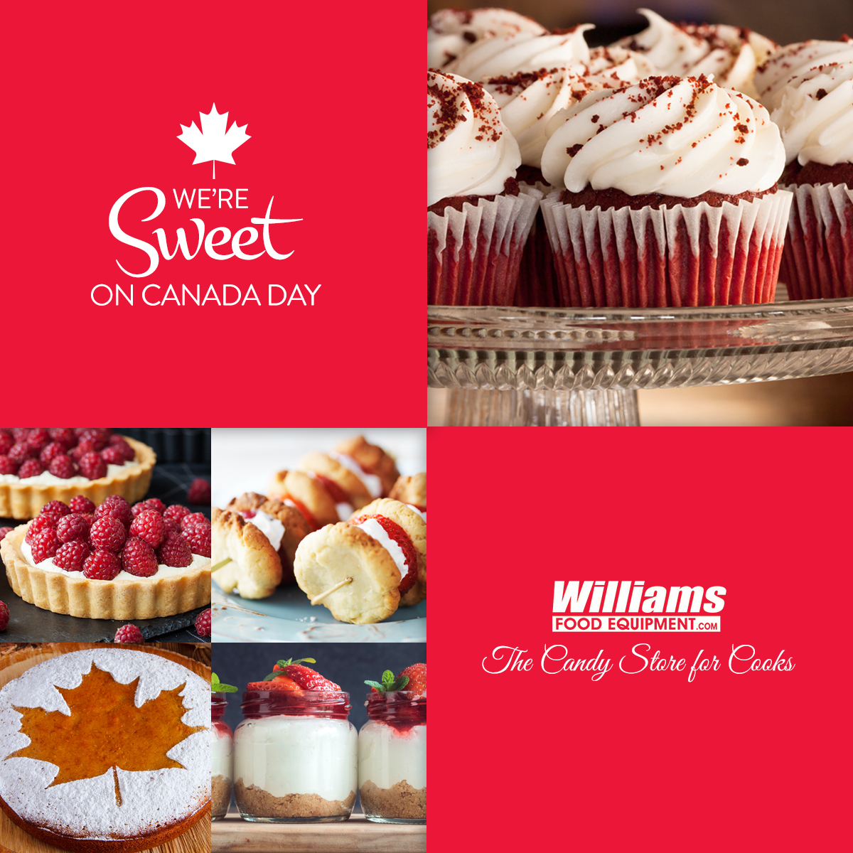 We're Sweet on Canada Day - Williams Food Equipment