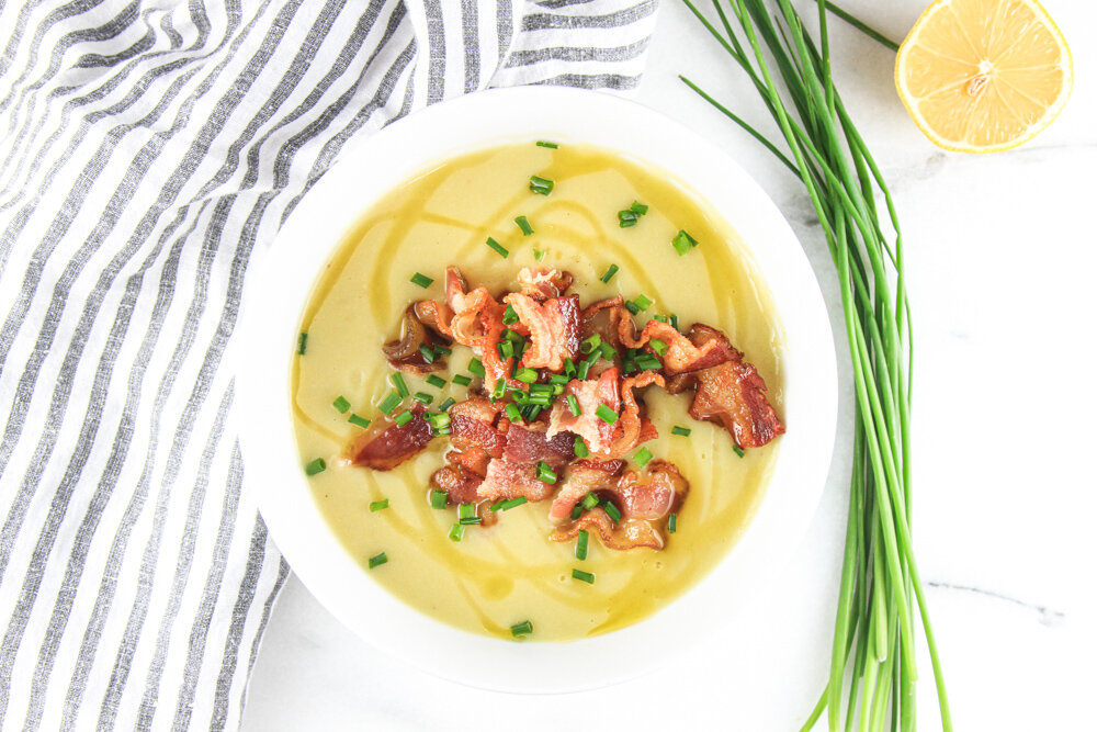 Roasted Garlic, Leek, and Potato Spring Soup - Williams Food Equipment