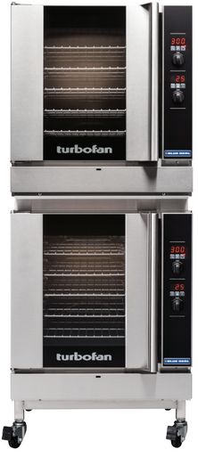 Turbofan - 29" Full Size Sheet Pan Digital Gas Convection Ovens Double ...