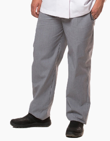 Premium - Woven Check Chef's Pants XL