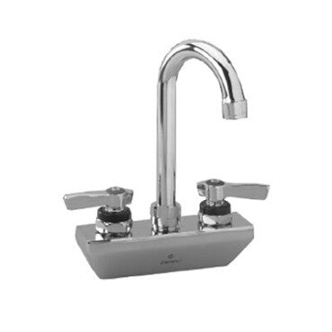 Encore - 4" Wall Mount Stainless Steel Faucet With 3.5" Swivel ...