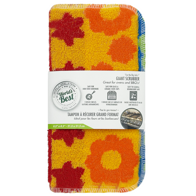 World's Best Pot Scrubber (Flat) - Large 10x10