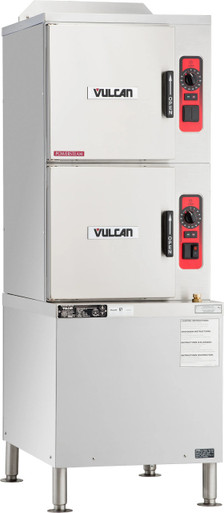 Vulcan - C24GA Series 6 Pan Natural Gas Steamer w/ Base - C24GA6