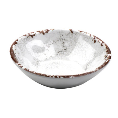 G.E.T - French Mill 5 oz Irregular Monkey Side Bowl (72 Per Case) - B-5-FM