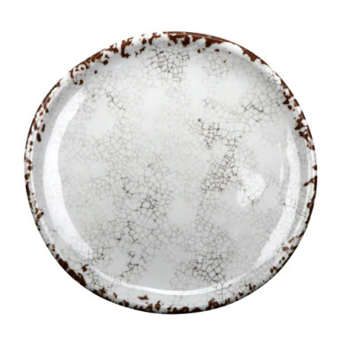 G.E.T - French Mill 7" Irregular Round Coupe Plate (12 Per Case) - CS-7-FM