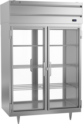 Beverage-Air - 52" P Series Stainless Steel Pass-Thru Freezer w/ 4 ...