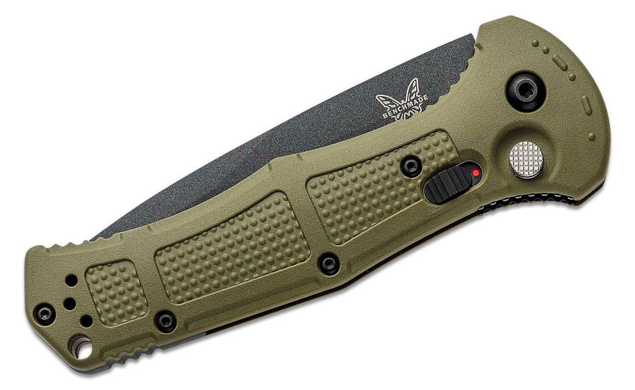 Benchmade 9070BK-1 Claymore AUTO Folding Knife CPM-D2, Ranger Green ...