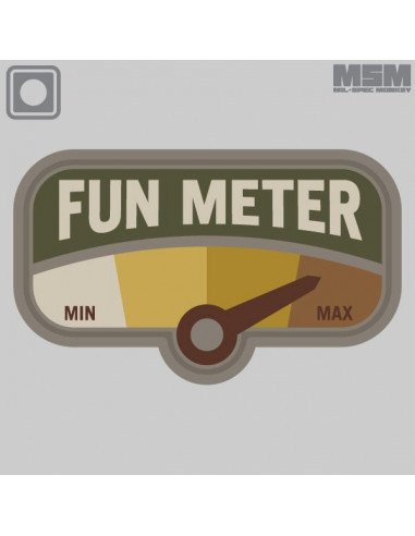 FUN METER PVC PATCH - Top Brass Tactical