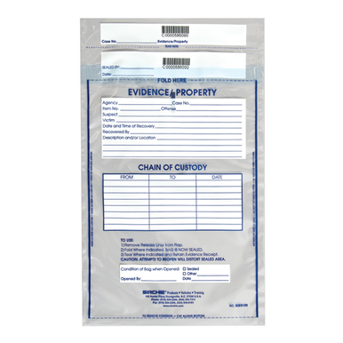 Integrity Evidence Bag - 100 Pack - Top Brass Tactical
