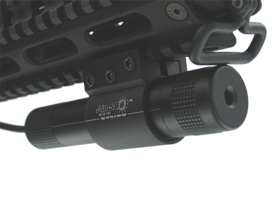 Aimshot Classic Laser, Aims Kt81067 Green Laser W/rail Mnt - Top Brass ...